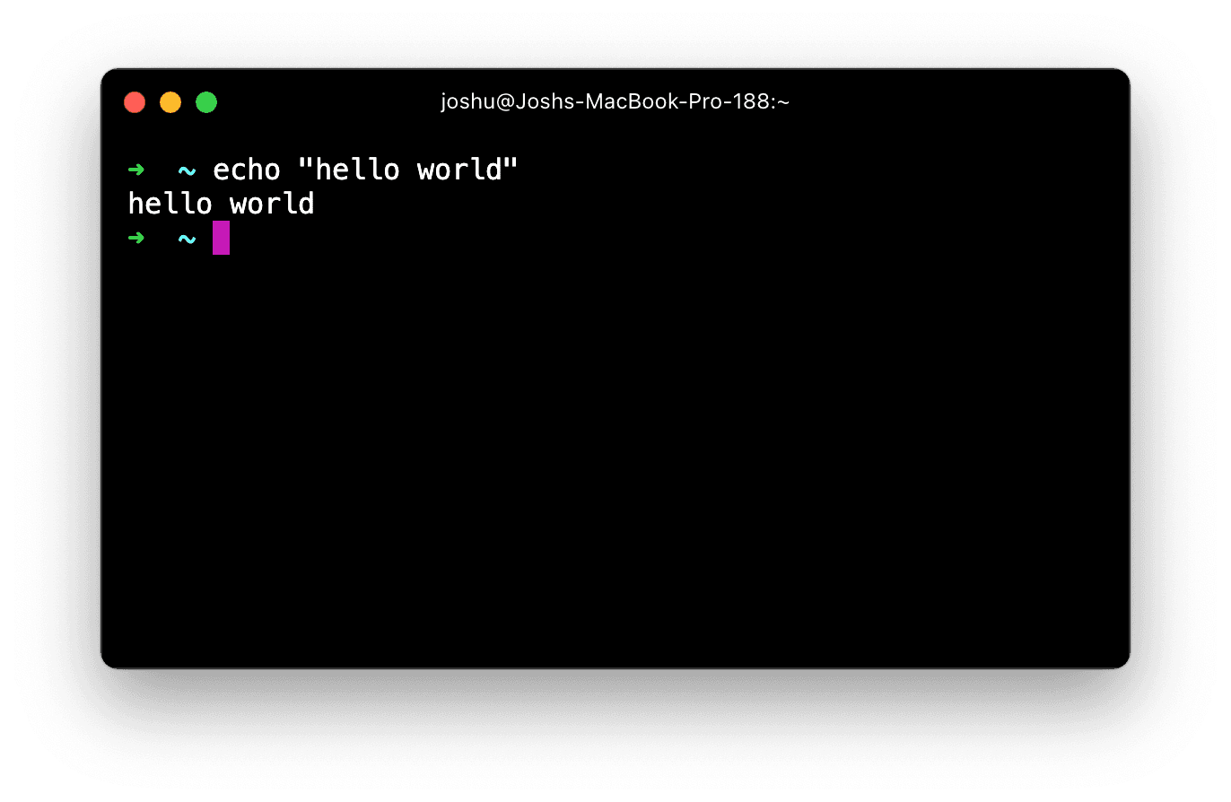 The Front-End Developer's Guide to the Terminal • Josh W. Comeau
