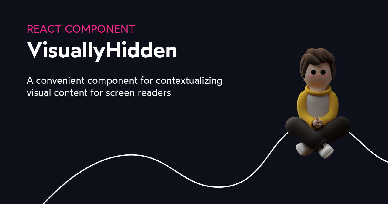 React component for screen reader accessibility